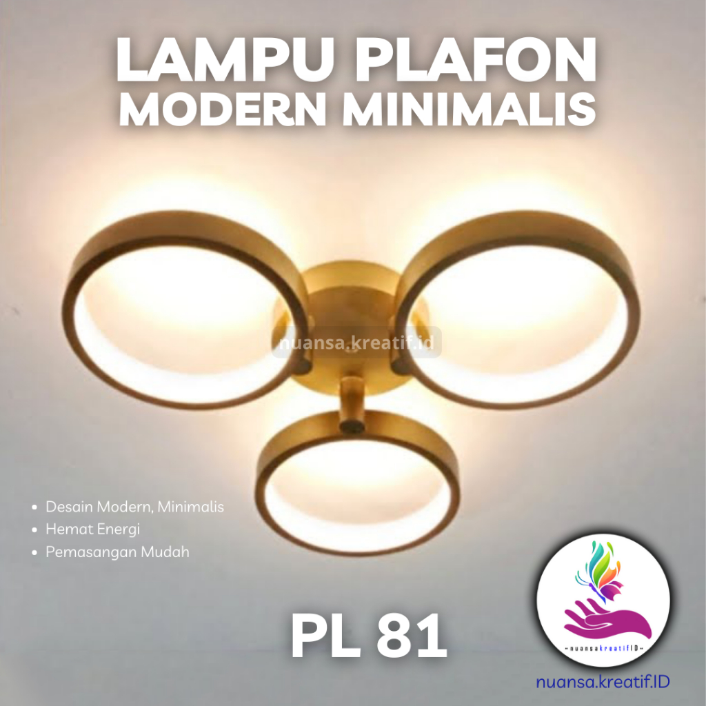 Jual Lampu Plafon LED Gaya Modern, Lampu Hias Plafon Rumah Minimalis ...