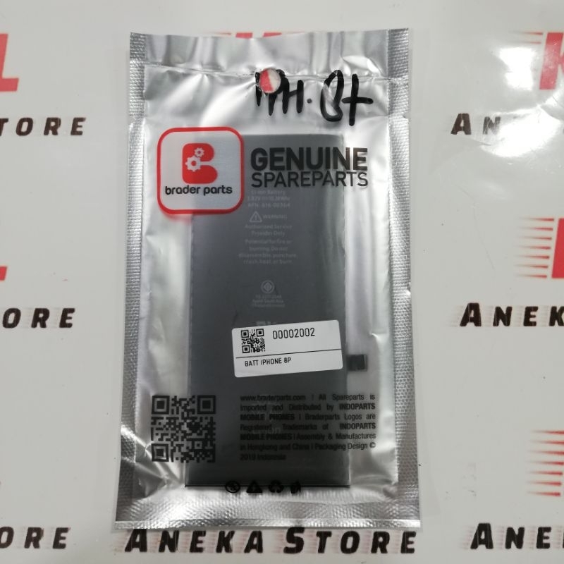 Jual BATERAI IPHONE 8+ / 8 PLUS grade original brader parts | Shopee Indonesia