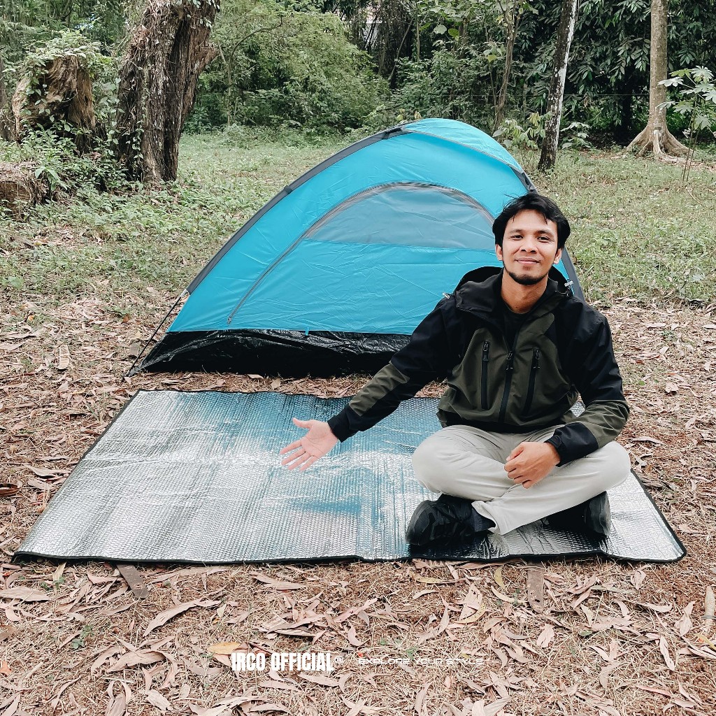 Jual IRCO Matras Camping Aluminium Foil Double Side 120x180cm Untuk 2 ...