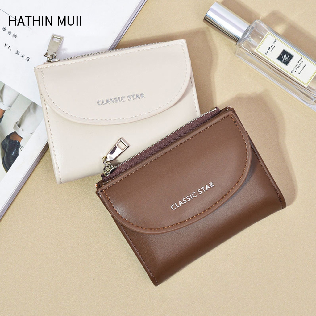 Jual Hathin muii - dompet wanita kecil bahan kulit pu leather cash coin ...