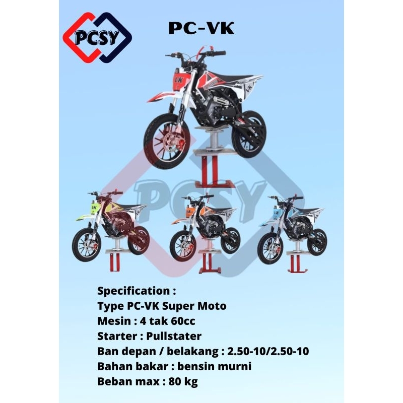 Jual MINI TRAIL PC VK 50 CC 4TAK MATIC | Shopee Indonesia