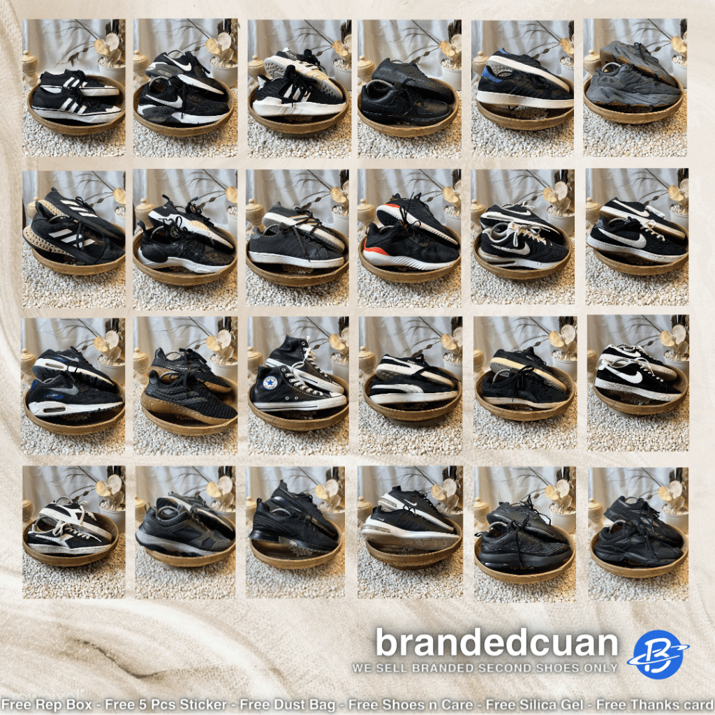 Jual Thrifting Sepatu Second Warna Panda Promo Cuan 100% Realpict ...