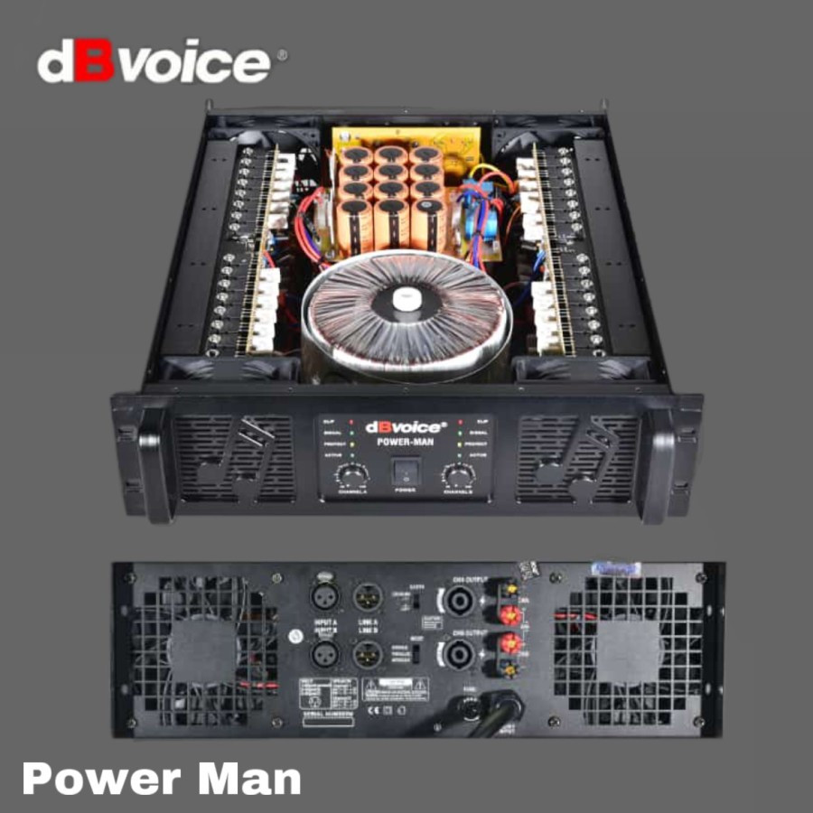 Jual POWER AMPLIFIER DB VOICE POWER MAN / POWERMAN CLASS GB ORIGINAL DBVOICE | Shopee Indonesia