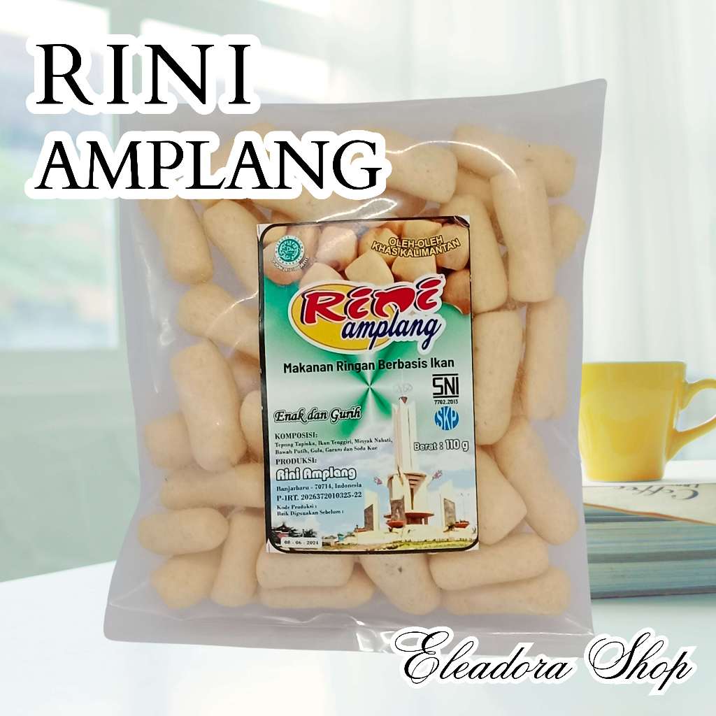 Jual Amplang Ikan Tenggiri Rini Khas Banjarbaru - Kemasan Plastik ...