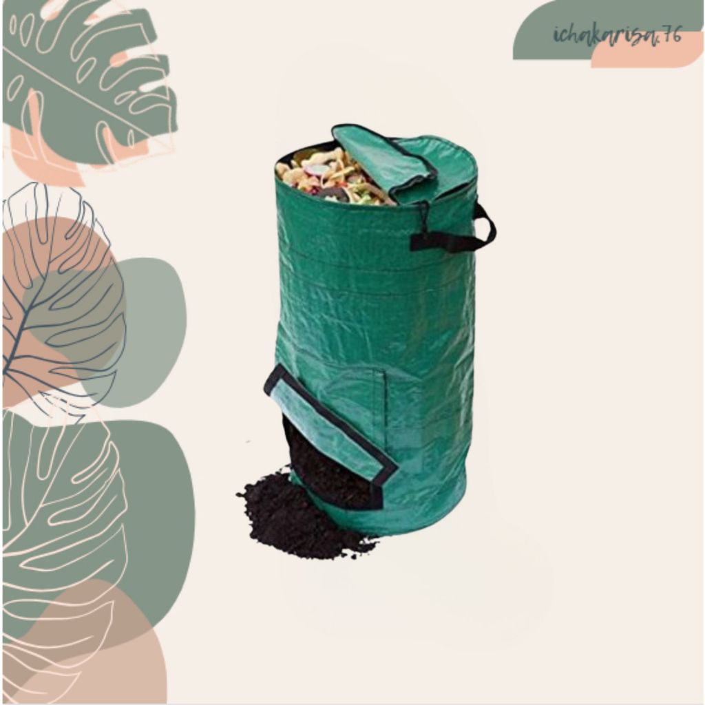 Jual PROMO PAKET 3 PCS Compost Bag 80 Liter Easy Grow Komposter Pupuk ...