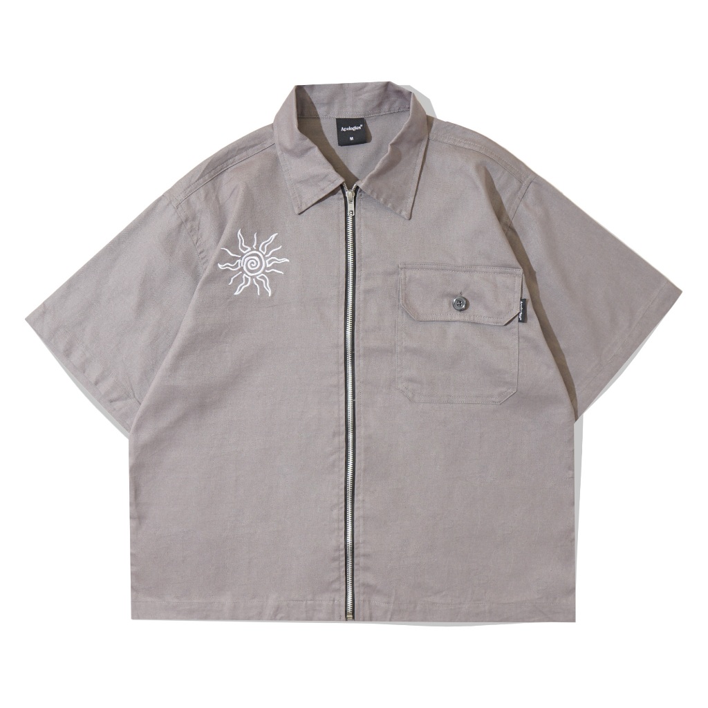 Jual Work Shirt Series | Yourself | Boxy | Apelogies | Shopee Indonesia