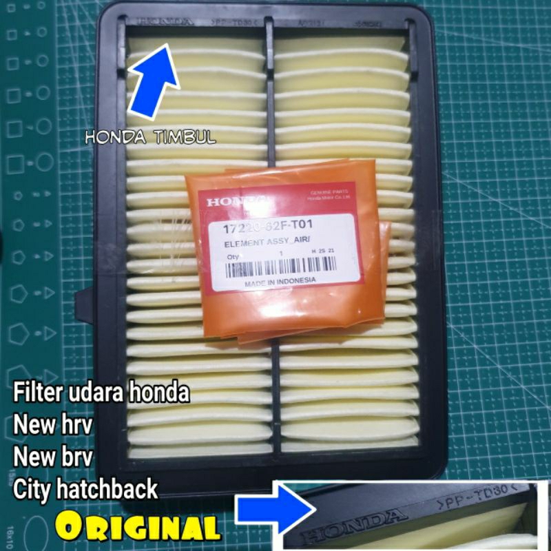 Jual FILTER UDARA HONDA WRV NEW HRV NEW BRV CITY HATCBACK ORIGINAL ...
