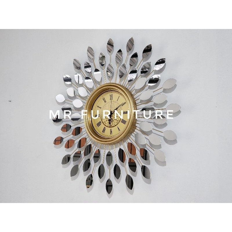 Jual Hiasan dinding jam romawi custom D 110 cm | Shopee Indonesia