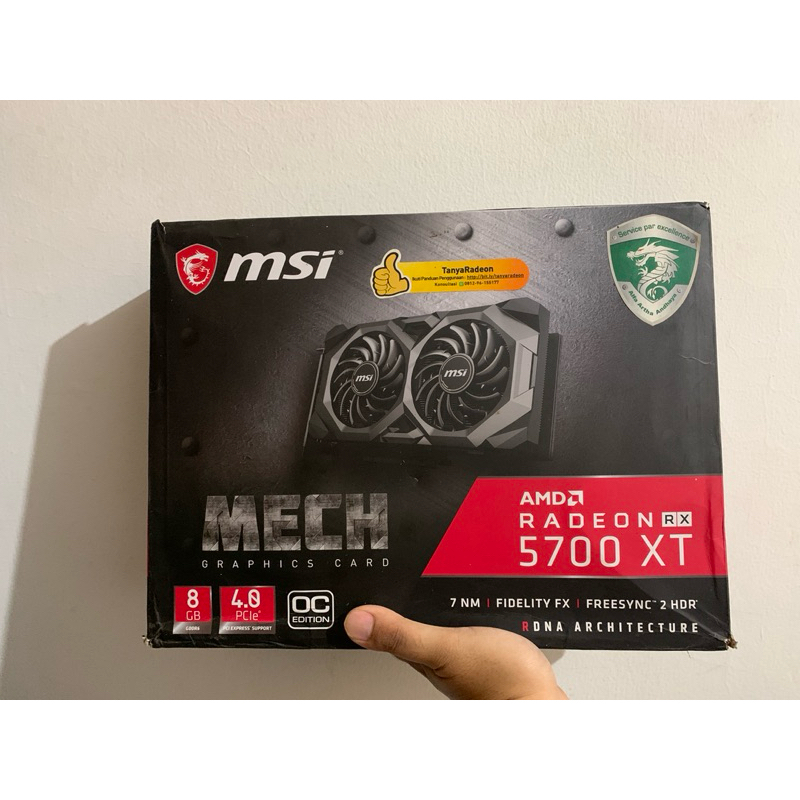 Jual VGA RX 5700 XT 8Gb MSI Mech bukan rx 6600 rtx 2060 3060 | Shopee Indonesia