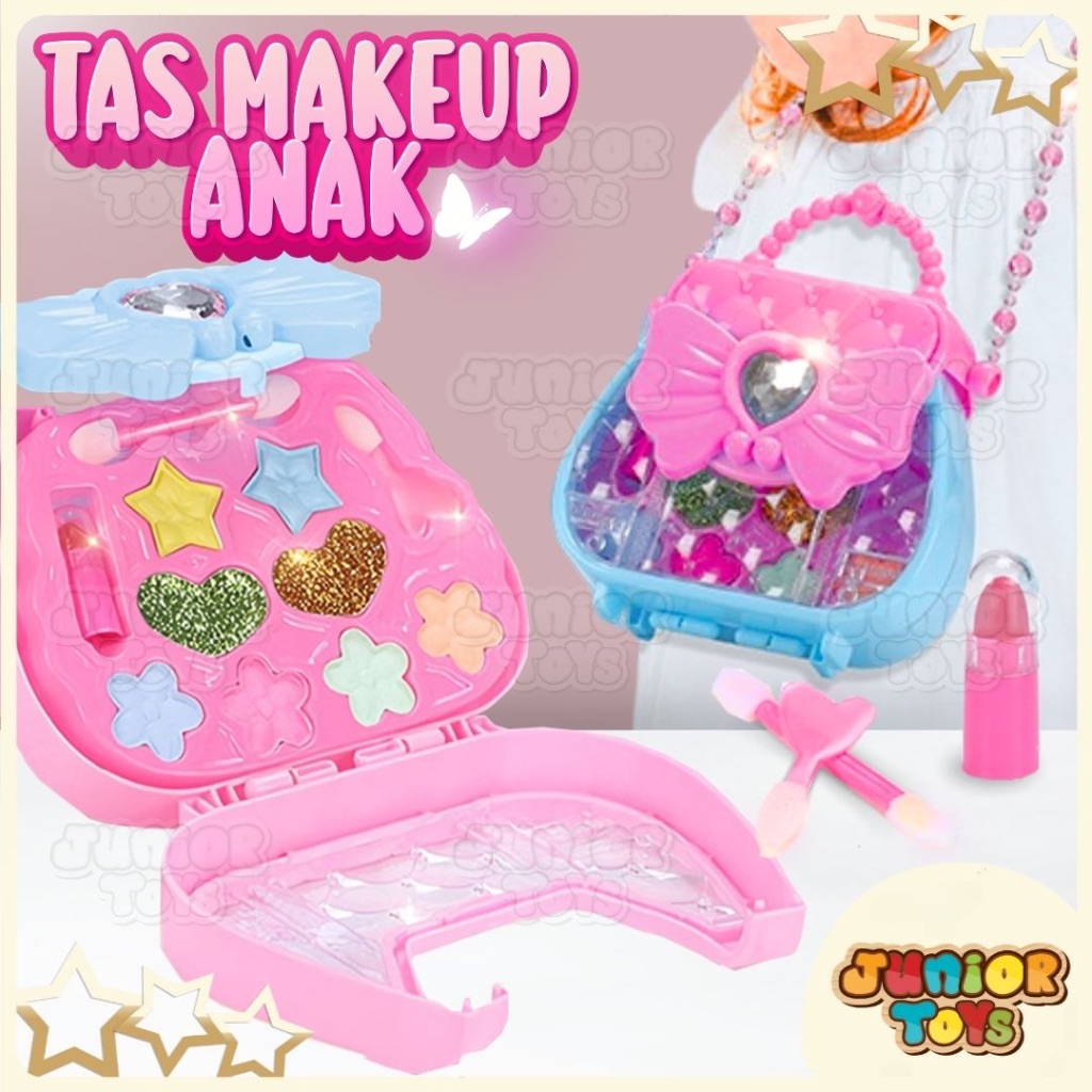 Jual Mainan Anak Perempuan Tas Makeup Salon Rias Make Up Pretend Play ...