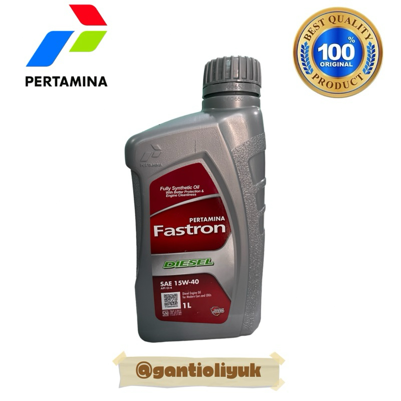 Jual Oli Mesin Pertamina Fastron Diesel 15W-40 (1 Liter) | Shopee Indonesia