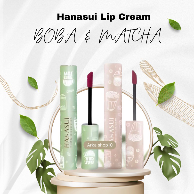 Jual Hanasui Mattedorable Lip Cream MATCHA Latte | BOBA Edition ...