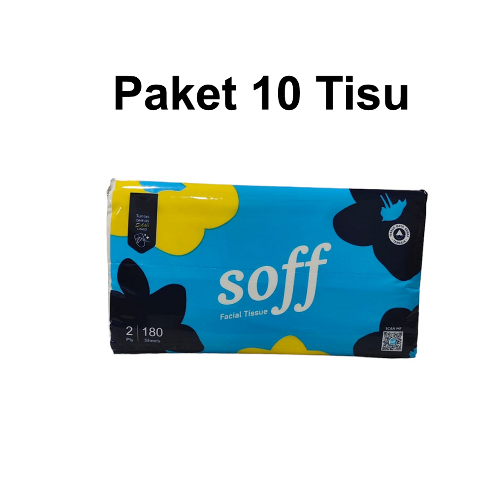 Jual [isi 10] Paket Tisu Nice 180 Sheet Tissue Montiss 185 Facial ...