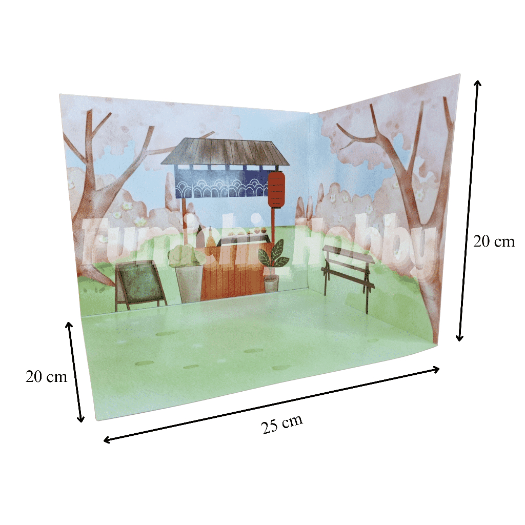 Jual Diorama Action Figure Background 1:12 Figma Nendoroid (Springtime ...