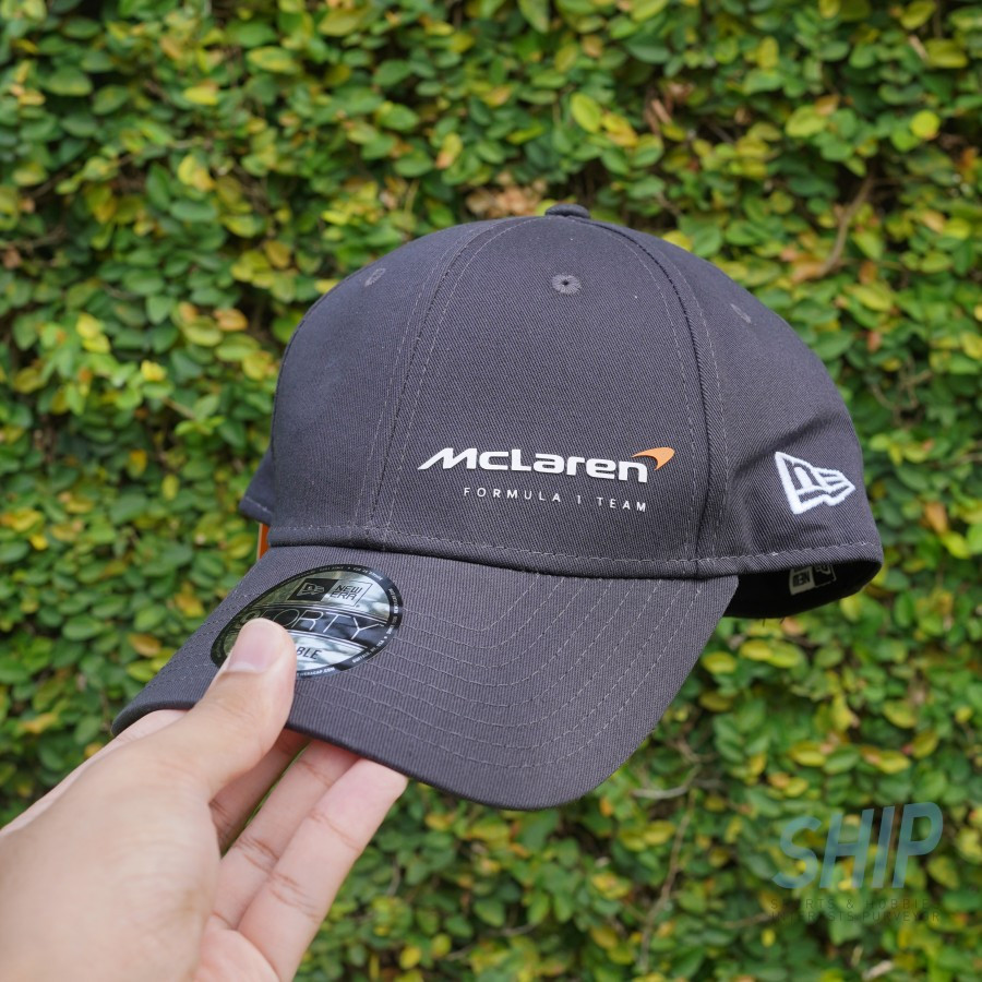 Jual Topi Mclaren essential anthracit grey gray F1 original New Era cap 9forty 2023 | Shopee ...
