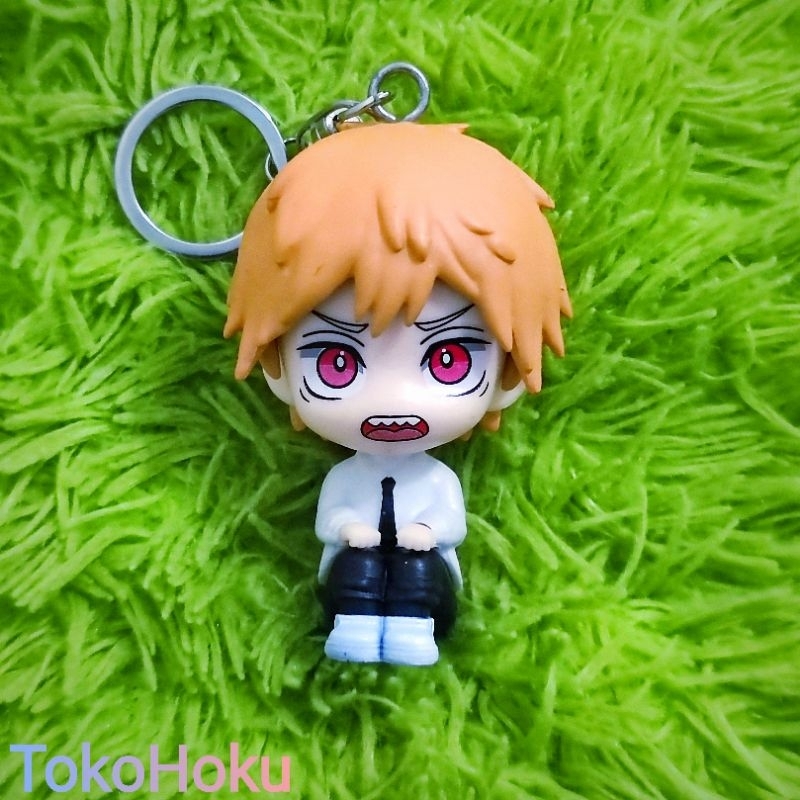 Jual Gantungan Kunci Chainsaw Man Chainsawman Chini Action Figure Anime ...