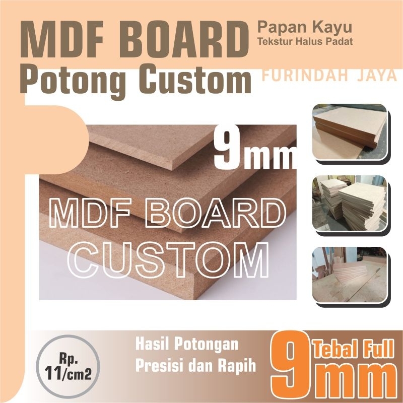 Jual MDF 9mm CUSTOM Potongan | Shopee Indonesia