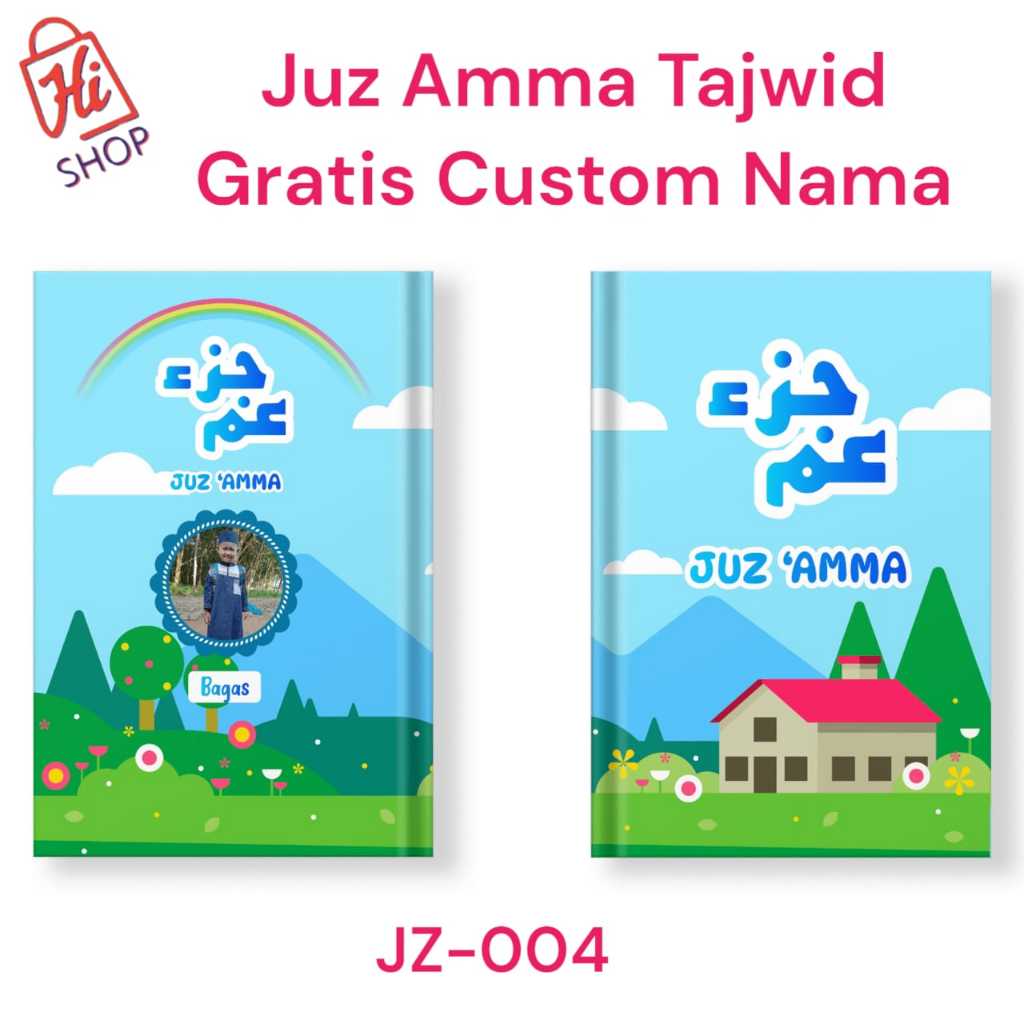 Jual Juz Amma Tajwid Warna 7 in 1 [JZ-004] Gratis Custom Free Nama dan ...