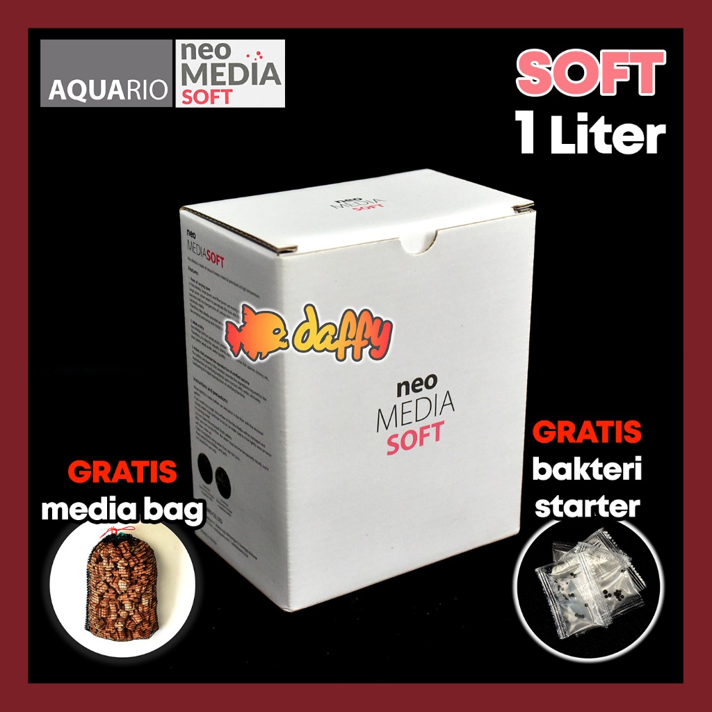 Jual Neo Media SOFT 1 liter / media filter biologis akuarium kolam neomedia soft | Shopee Indonesia