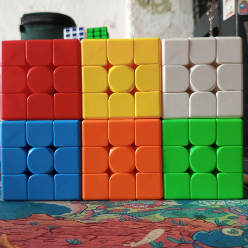 Jual Rubik 3x3 Satu Warna Antistress Relaksasi Satisfying Rubiks Cube ...
