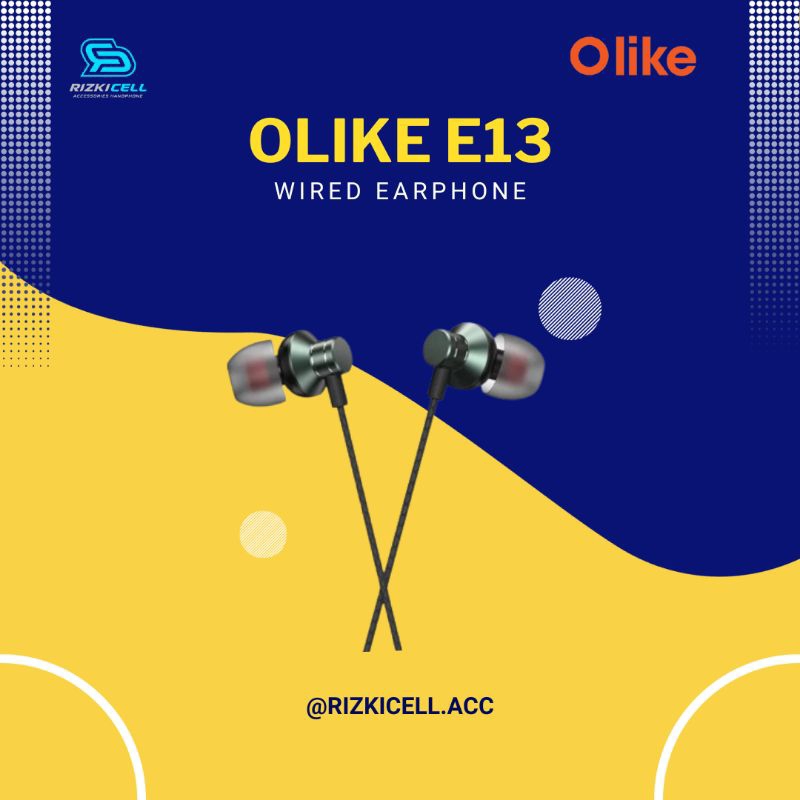 Jual OLIKE Wired Earphones E13 Game-On Clear Sound Gaming Headset 3.5mn ...