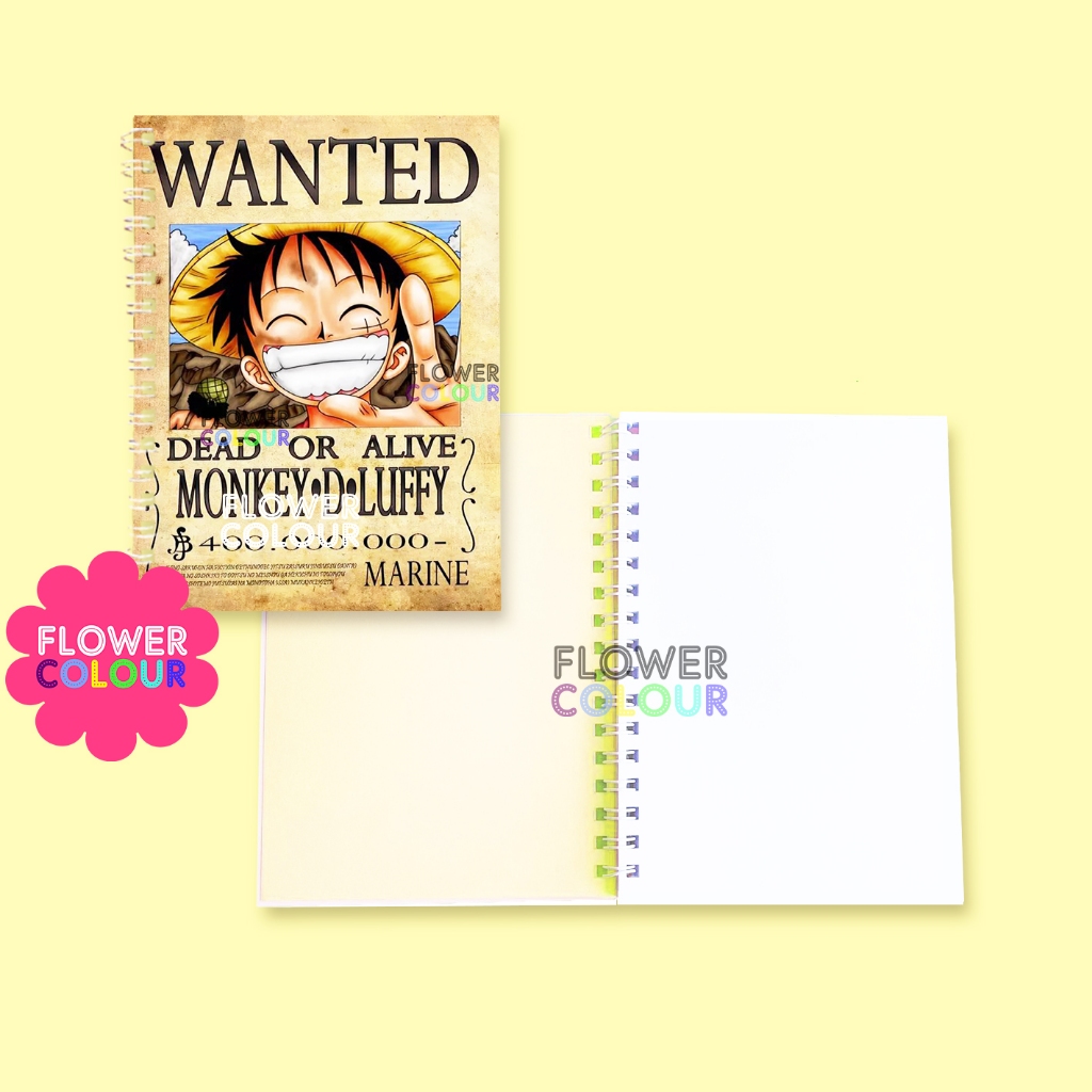 Jual Notebook Ring | Buku Catatan Karakter One Piece | Notes One Piece ...