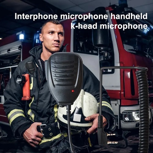 Jual Speaker Microphone Mic PTT HT Push To Talk For Handbrake External ...