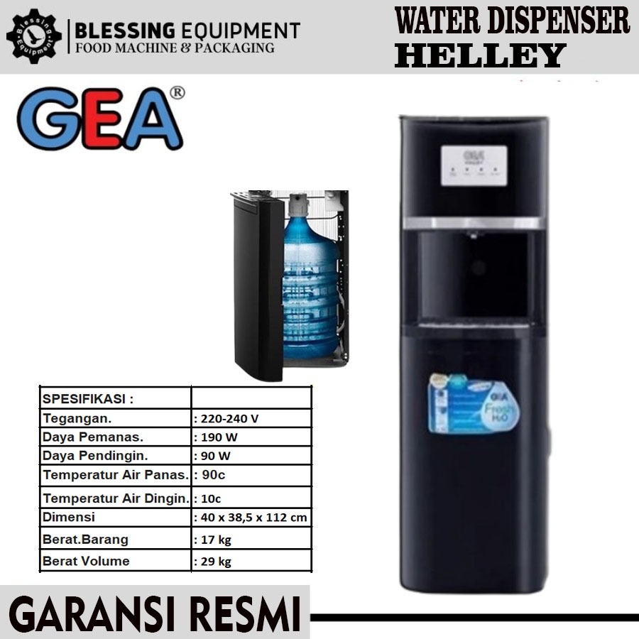 Jual Dispenser Galon Bawah GEA Halley / Dispenser Bottom Loading 100 ...