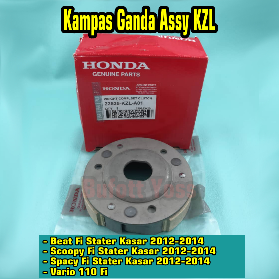 Jual KAMPAS GANDA KOPLING ASSY BEAT FI STATER KASAR KAMPAS GANDA ASSY KZL SCOOPY FI SPACY FI KZL ...