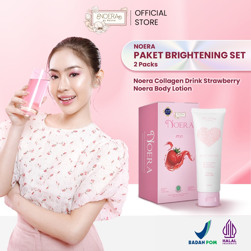 Jual Paket Bundle Noera Collagen Drink Mini Size + Noera Brightening ...