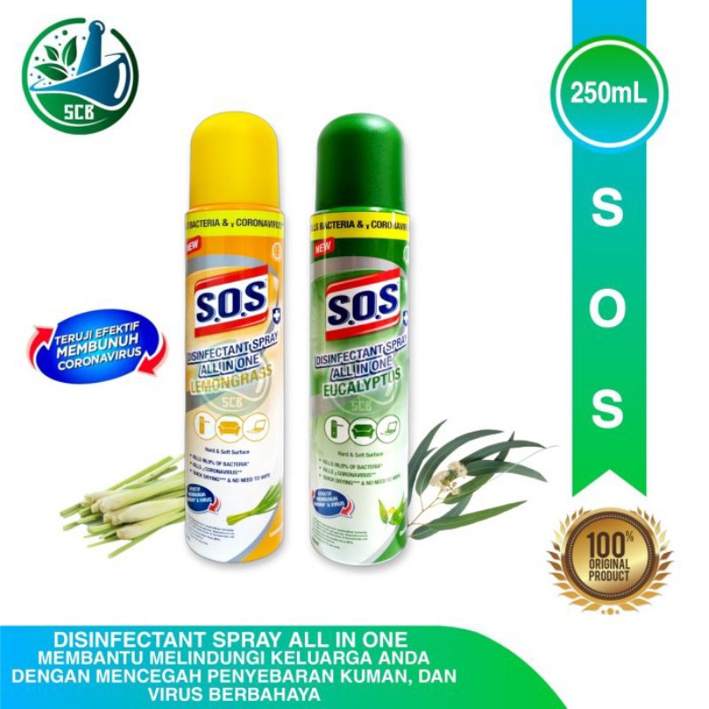 Jual SOS Disinfectan 250 ml | Shopee Indonesia