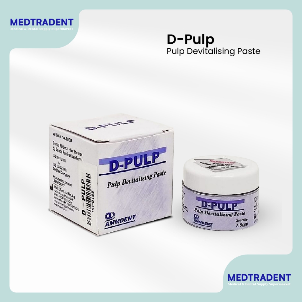 Jual D-Pulp Devitalisasi Pulpa Pasta Devit Gigi Obat Endodontic Saraf ...