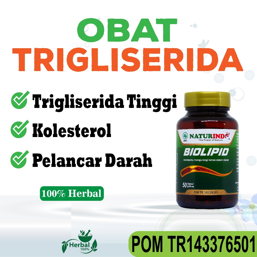 Jual Obat Penurun Trigliserida TGS Kolesterol Tinggi Lemak Jahat Herbal ...