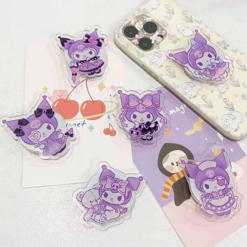 Jual popsocket phone holder sanrio kuromi acrylic readystock illust by ...