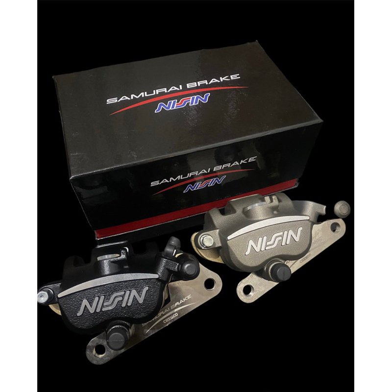 Jual KALIPER NISSIN SAMURAI 2 PISTON ORIGINAL PNP MIO DAN JUPITER MX 135 | Shopee Indonesia