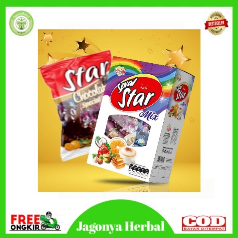 Jual COKLAT SEVAL STAR MIX 100 GRAM - COKLAT ASLI IMPORT TURKI | Shopee ...