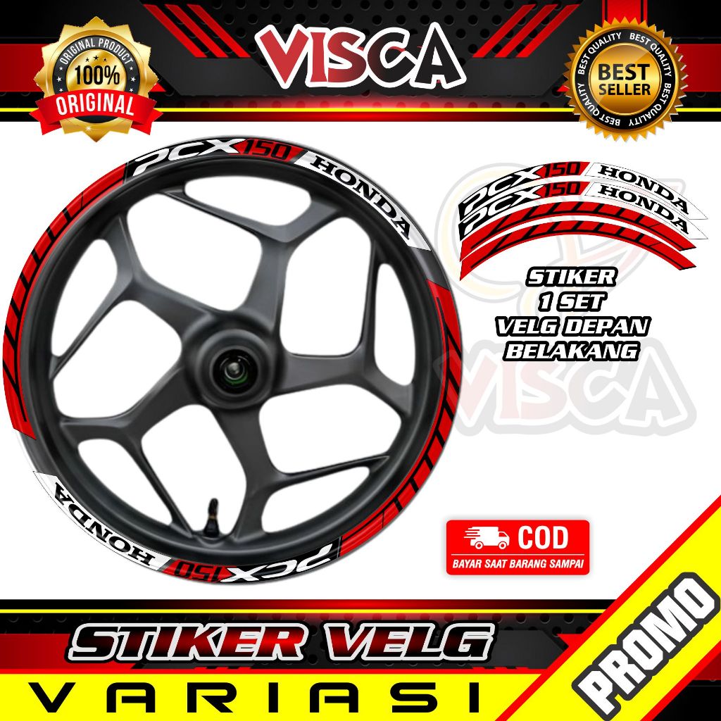 Jual Stiker Velg - Sticker Velk - Stiker Cutting Velg - Stiker Velk Pcx ...