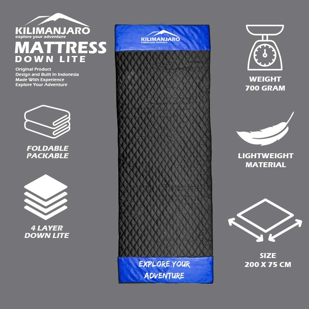 Jual Matras Kilimanjaro Microfiber Down Lite Quilting - Matras Camping ...