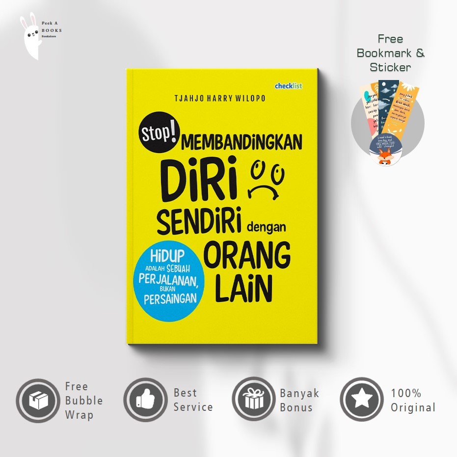 Jual Buku Stop! Membandingkan Diri Sendiri dengan Orang Lain | Checklist | Shopee Indonesia