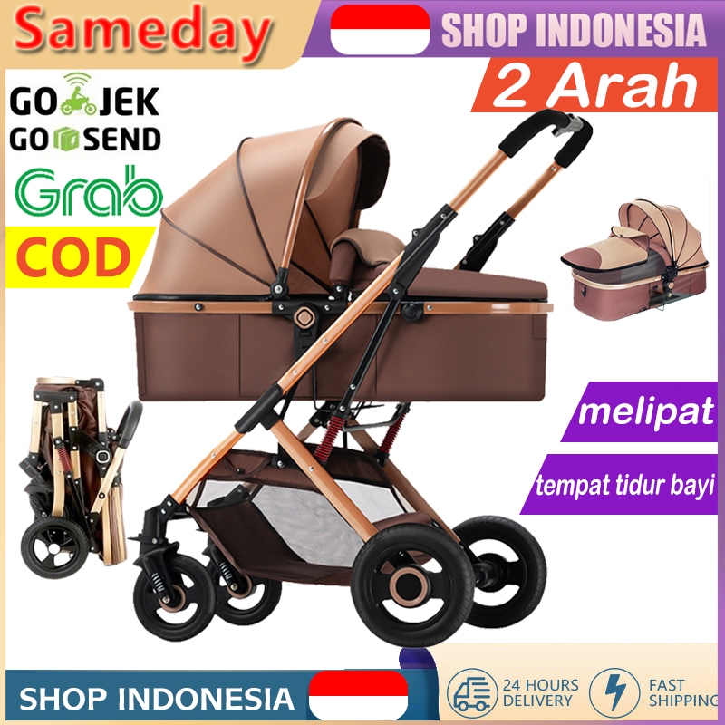 Jual FLYBB Stroller Bayi Stroler Bayi Lipat 2 Arah Travelling Kereta ...