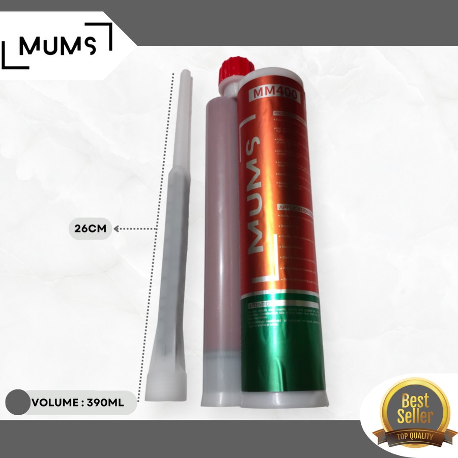 Jual PAKET LEM BOTOL TEMBOK BETON BAJA BESI REBAR + ALAT TEMBAK LEM ...