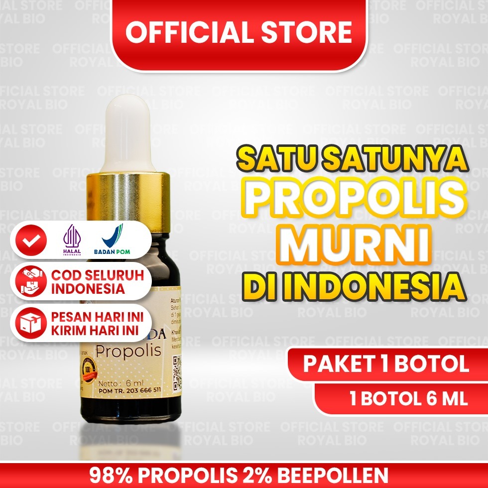 Jual ROYAL BIO - HOLANDA Propolis 6 ml | Shopee Indonesia