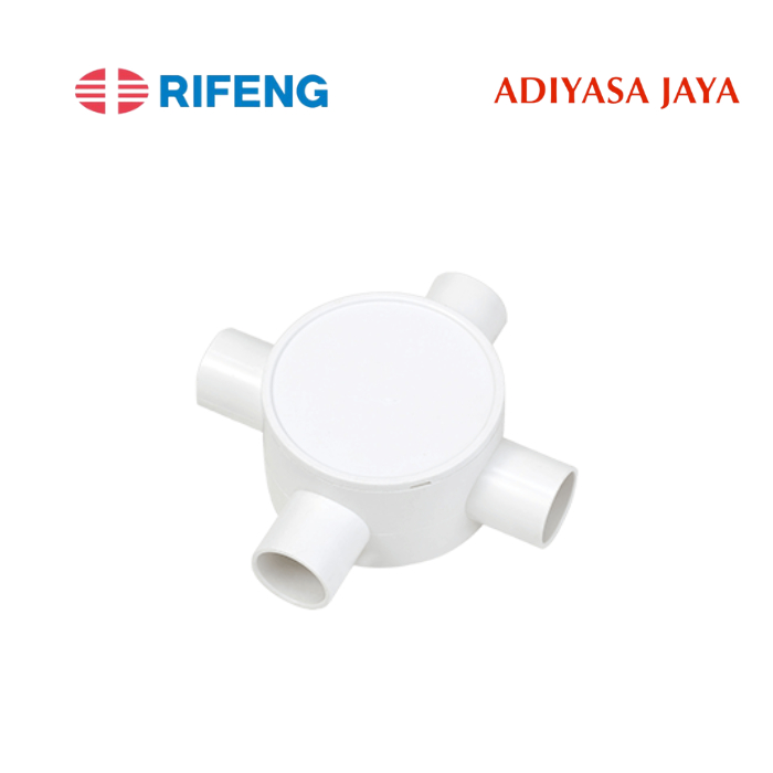 Jual 4 Way Round Junction Box Conduit 3/4 (Rifeng) | Shopee Indonesia