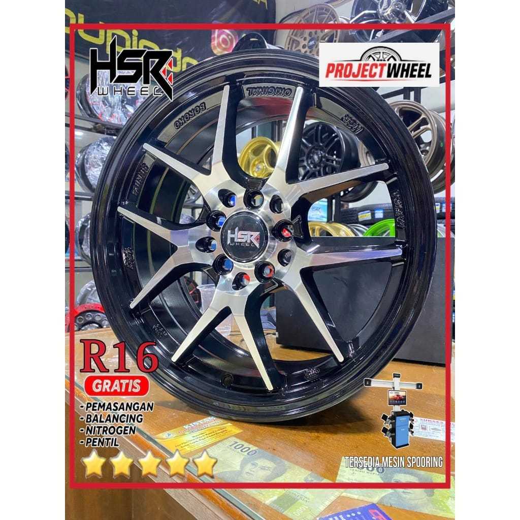 Jual Velg Pelek Racing Ring 16 HSR HYURA Untuk Ertiga, Luxio dan Grandmax | Shopee Indonesia