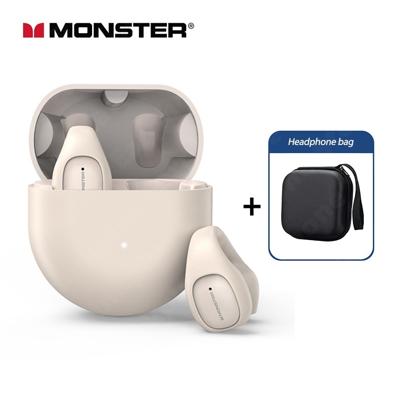 Jual Monster Open Ear 200 Earphone Bone Conductor Wireless Bluetooth 5. ...