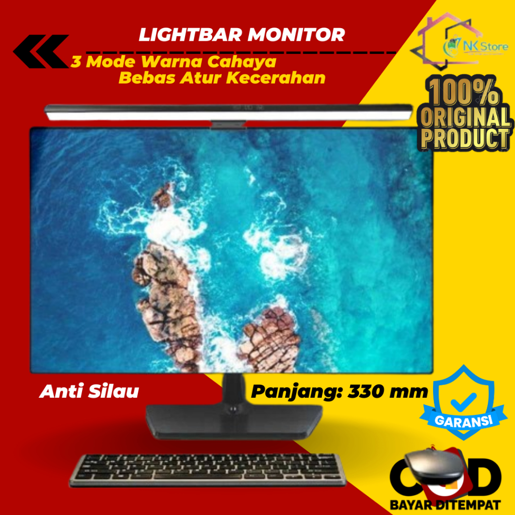 Jual Lampu Monitor Gantung Light Bar PC Komputer Laptop led display ...
