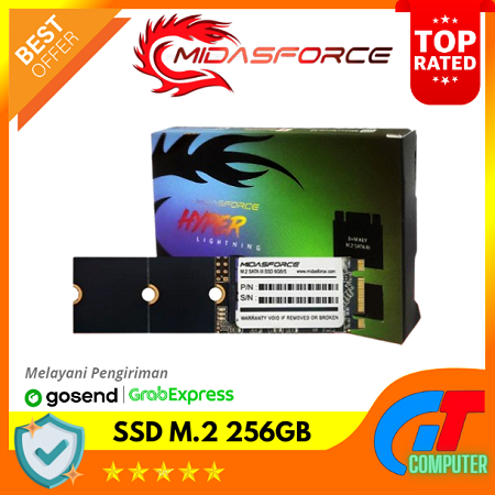 Jual SSD M2 256 GB MIDASFORCE M.2 2240 2260 2280 (Garansi RESMI 3thn ...