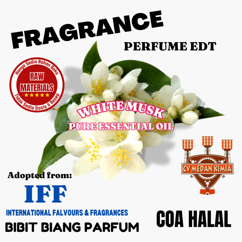 Jual Bibit parfum fragrance oil IFF aroma bunga white musk original ...