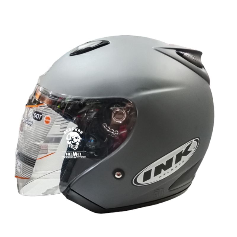 Jual Helm ink Centro jet gorilla doff polos half face original | Shopee ...