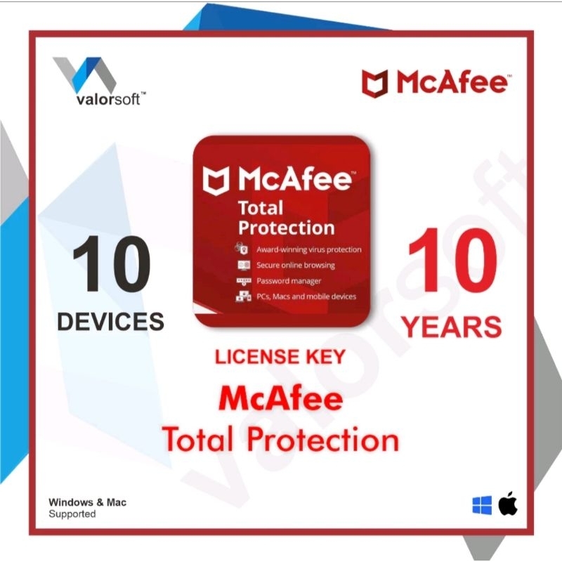 Jual McAfee Total Protection | Antivirus PC/Mac | Shopee Indonesia